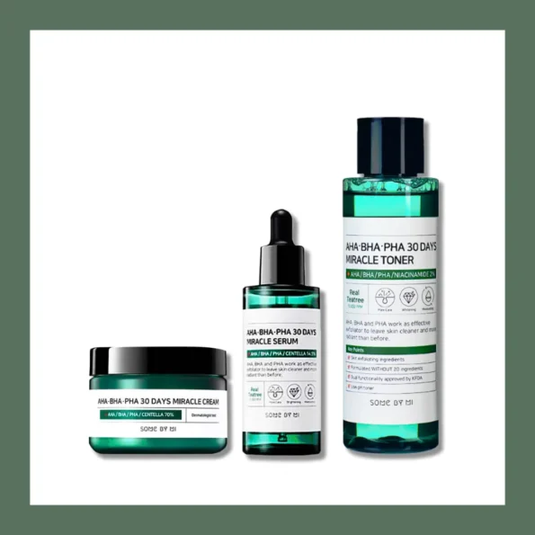 Some By Mi AHA BHA PHA 30 Days Miracle Set: Toner + Serum + Cream ...